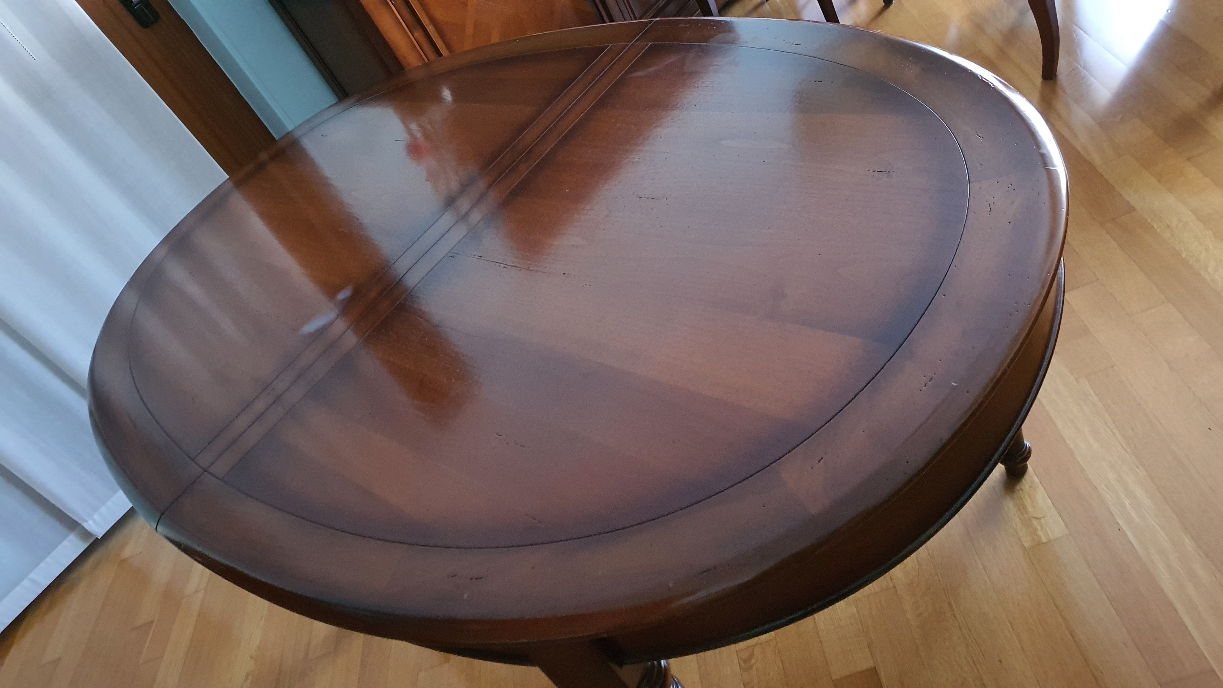 Vintage Extendable Cherry Wood Dining Table, | Deesup