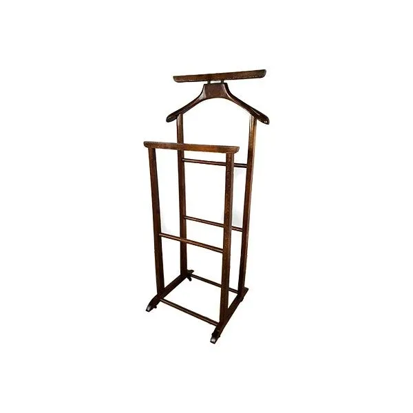 Servomuto doppio vintage in legno marrone, | Deesup