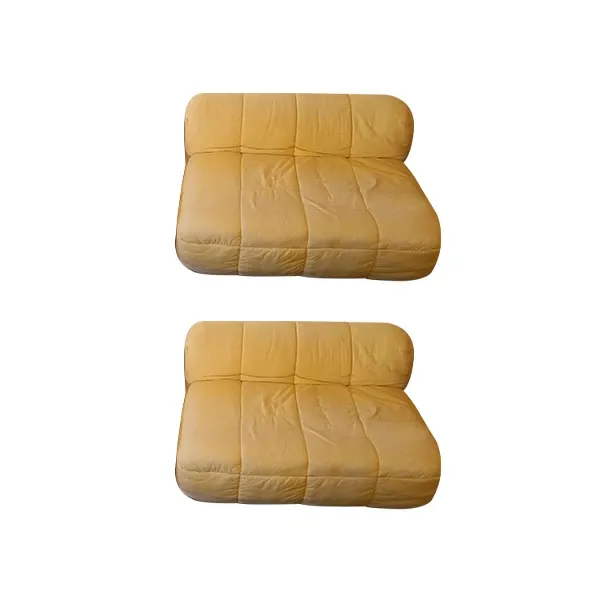 Set 2 divani 3 posti Strip in tessuto (giallo), Arflex | Deesup