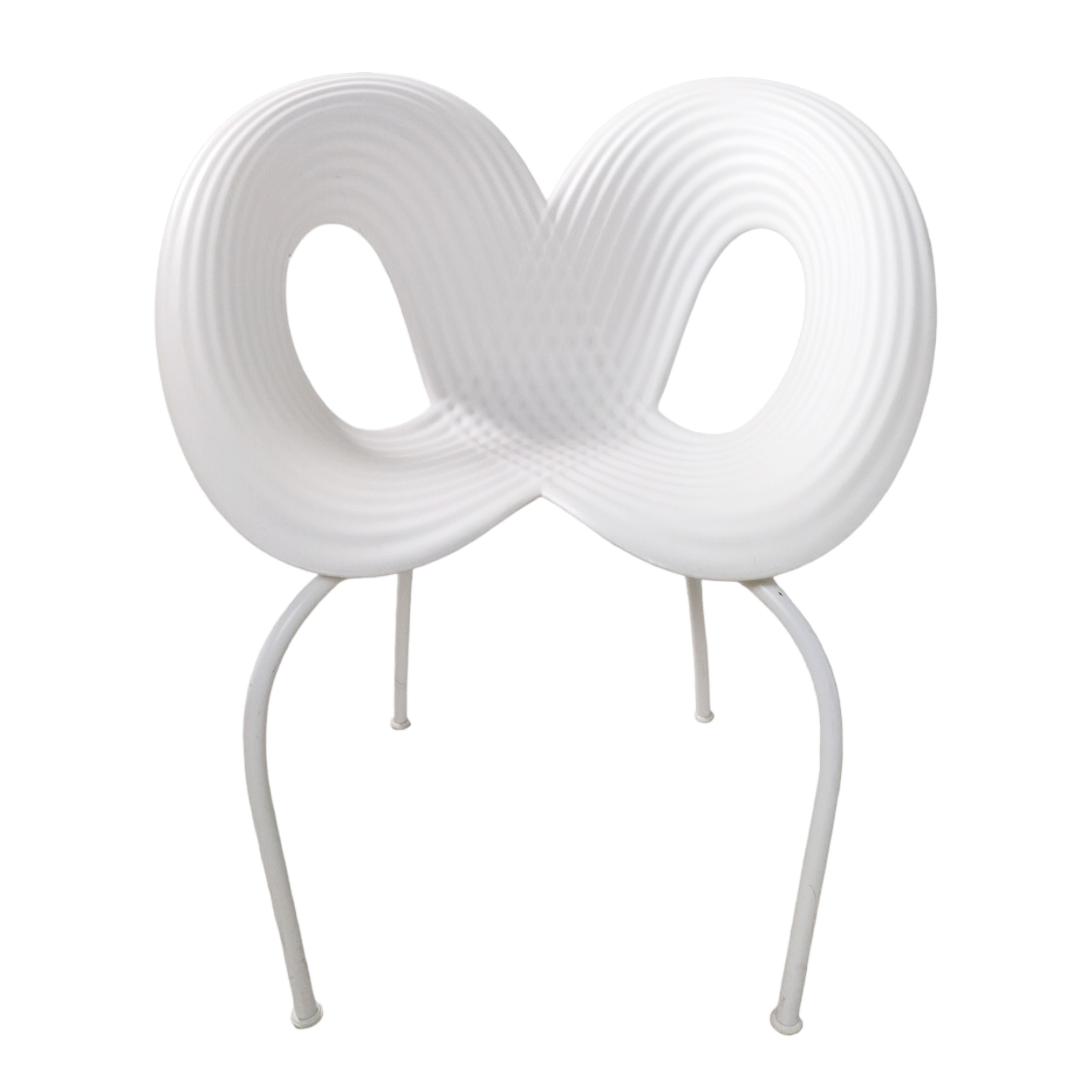 Set of 4 black Ripple Chairs, Moroso | Deesup