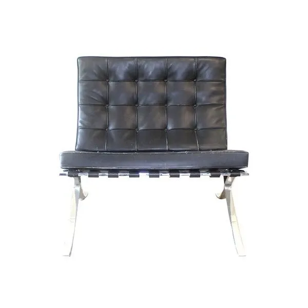Poltrona iconica Barcelona in pelle, Knoll | Deesup
