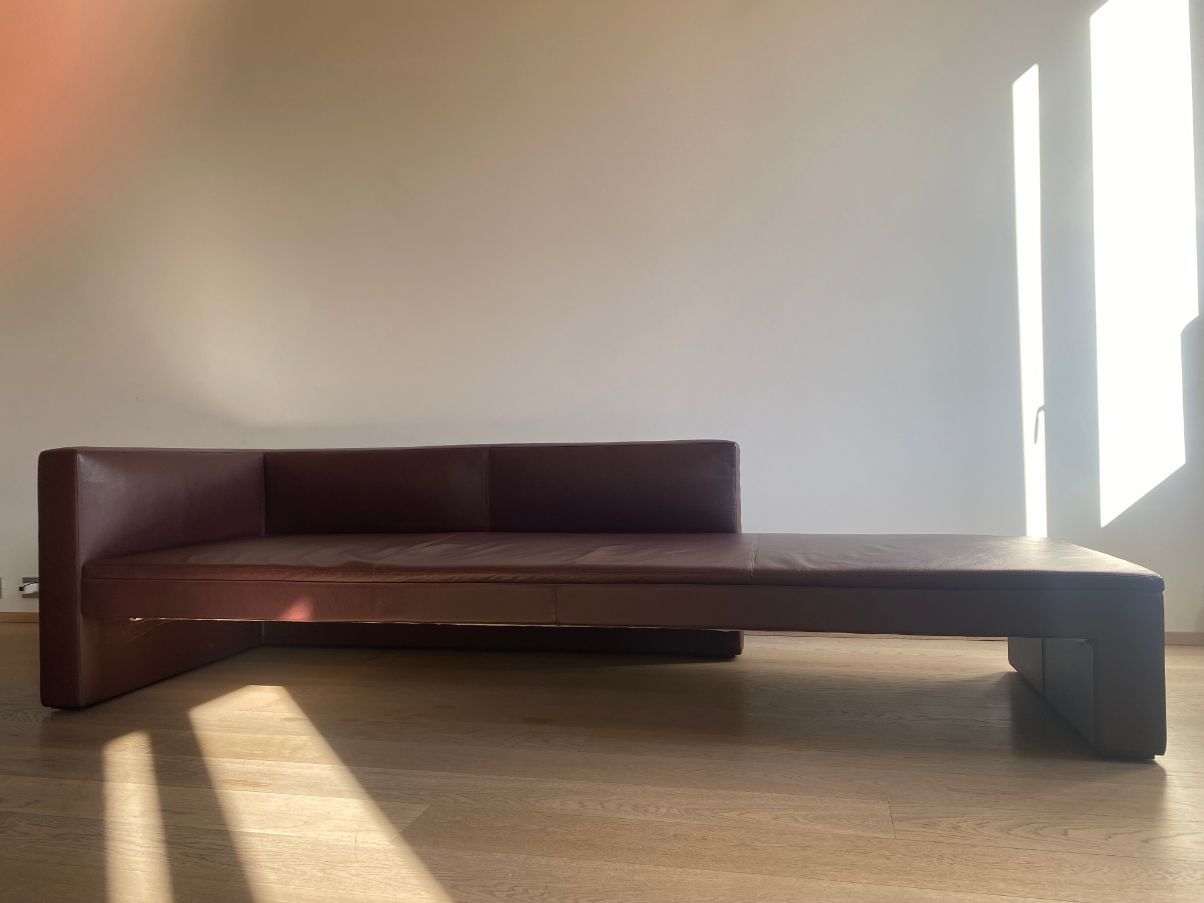 4 seater sofa in leather, Matteograssi | Deesup