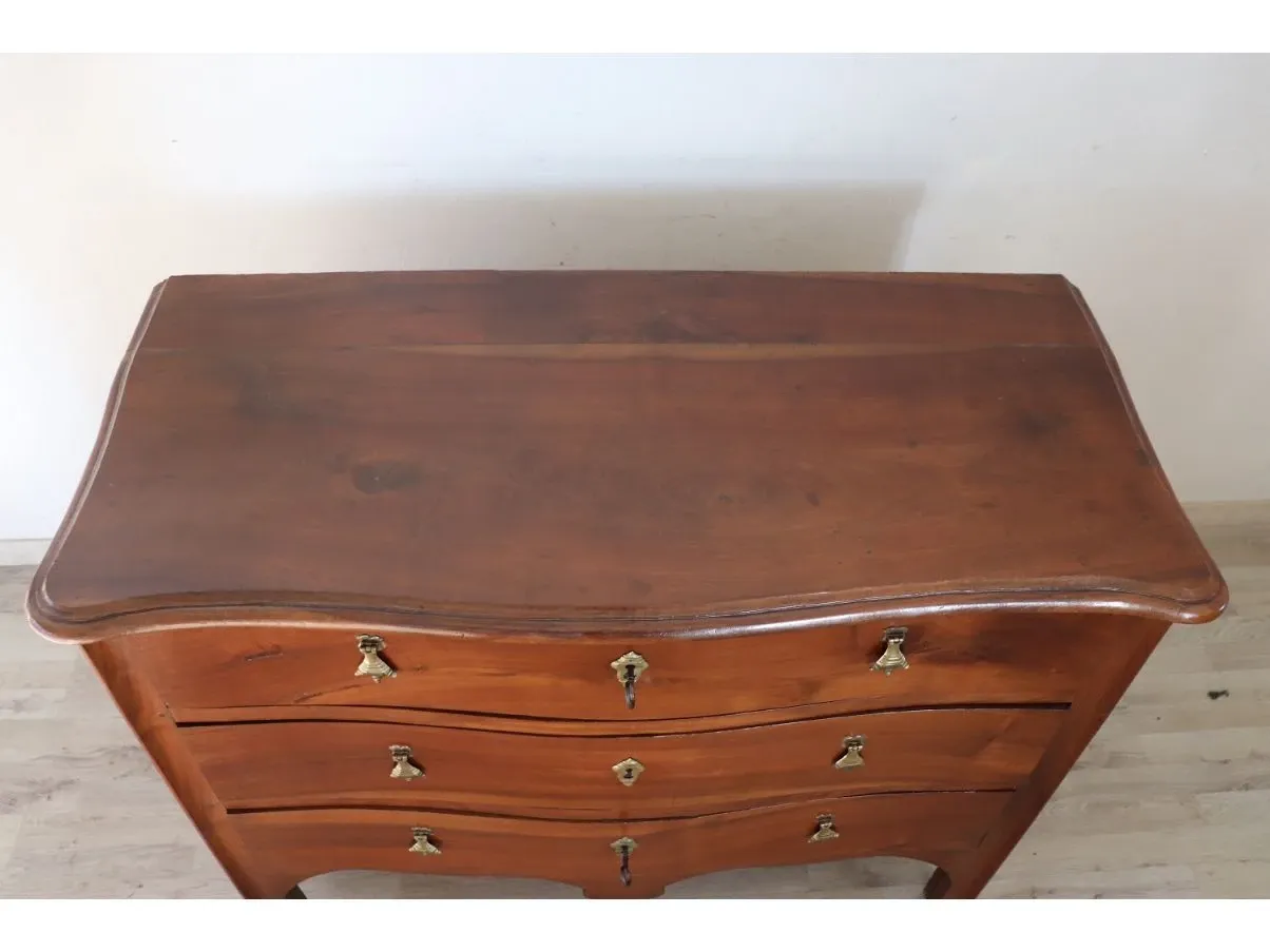 Cassettiera vintage in legno di noce ('700), | Deesup