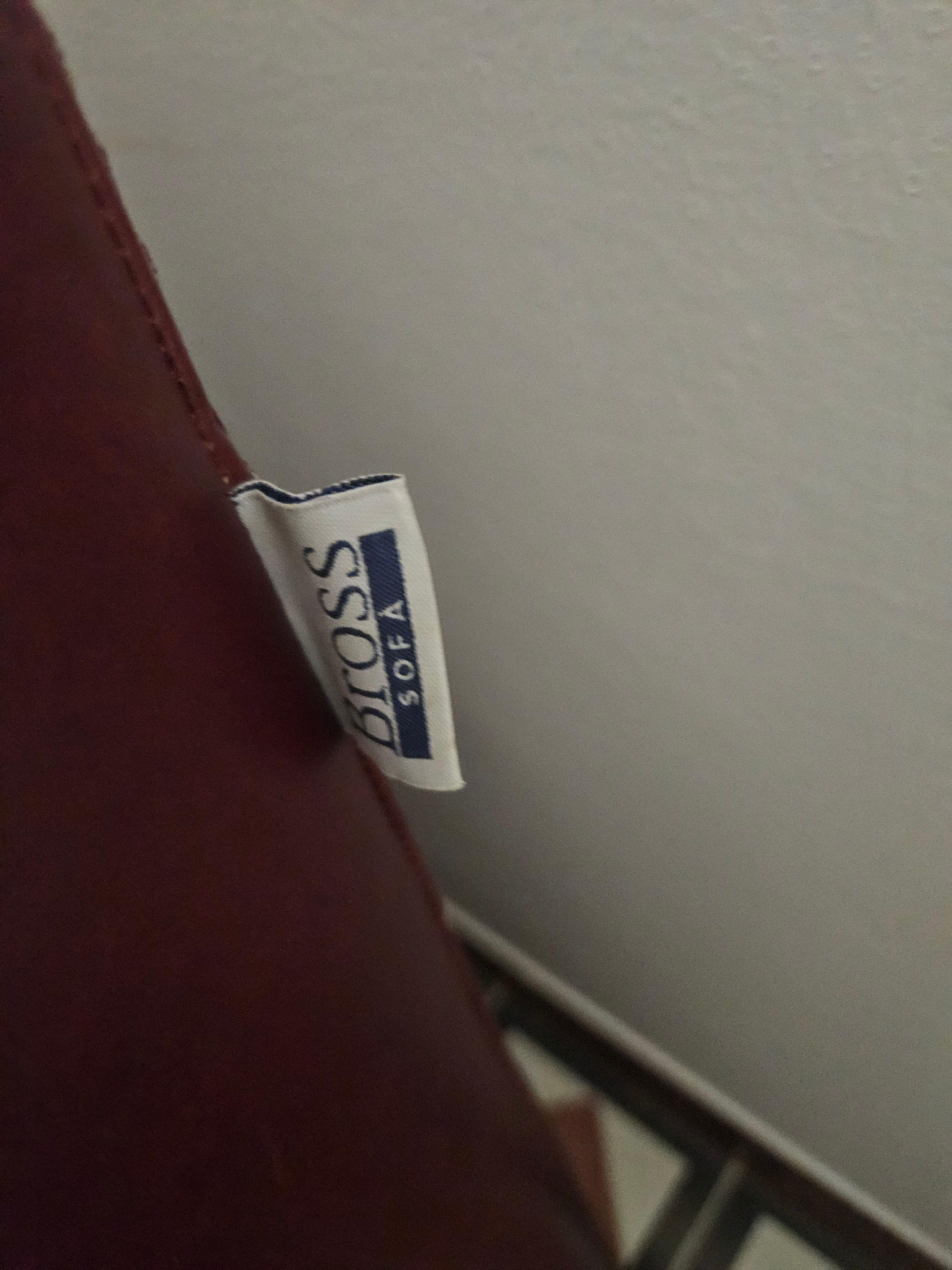 Bross Leather Sofa and 2 Armchairs Set (Red), Bross | Deesup