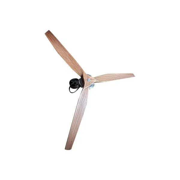 Air fan with wooden ceiling blade, Boffi | Deesup