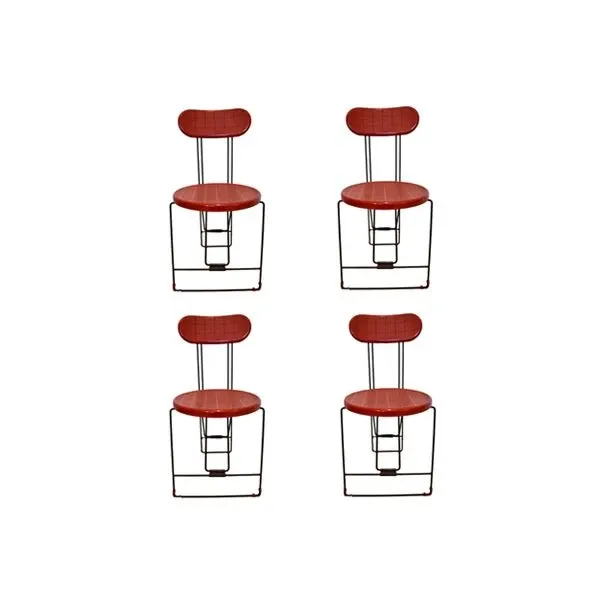 Set of 4 vintage Cricket chairs by Andries Van Onck, Magis | Deesup