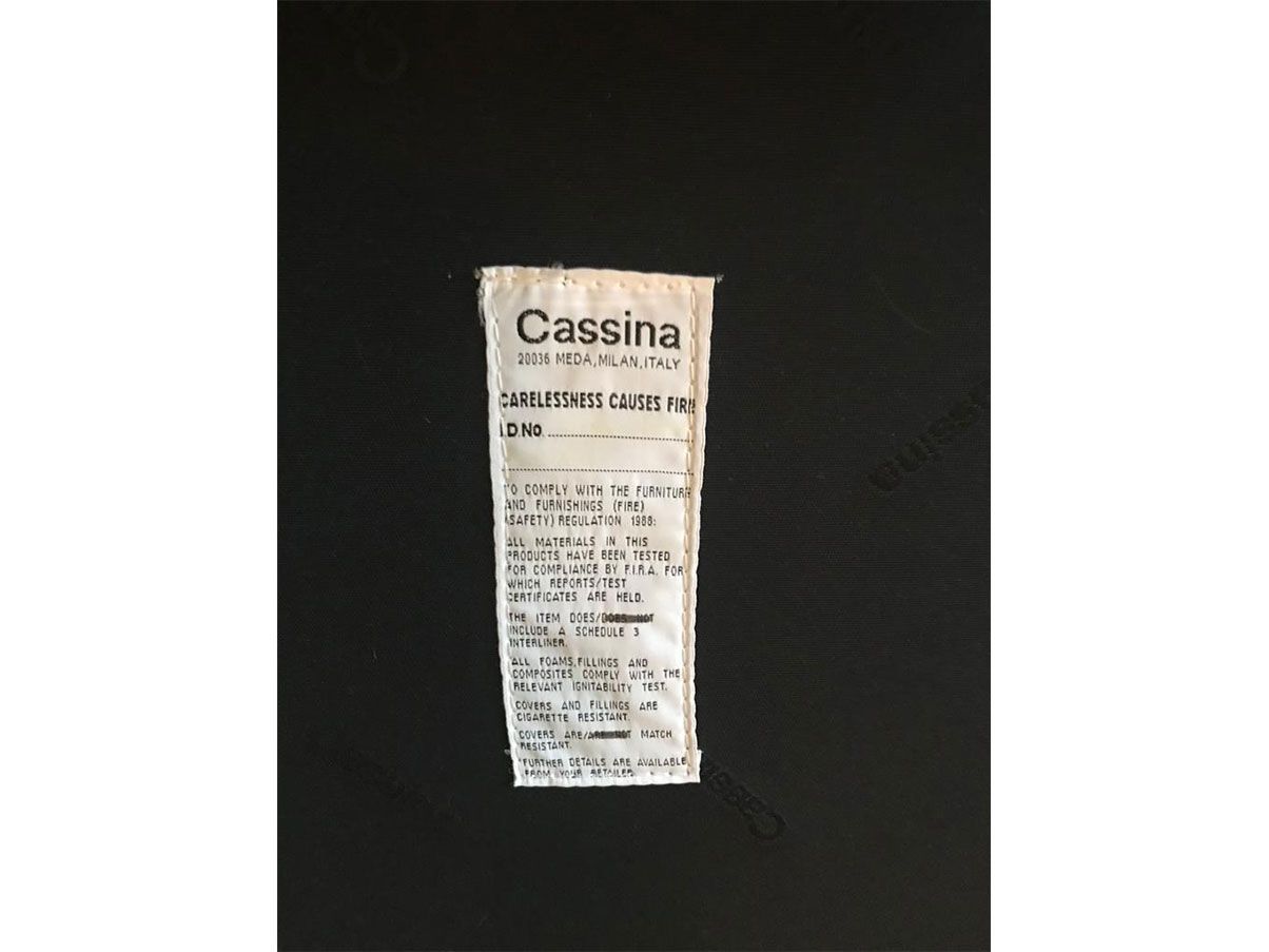 271 Mex Cube 2 seater sofa in fabric (brown), Cassina | Deesup