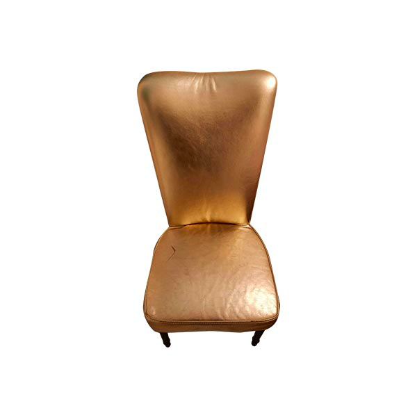 Classic chair in wood and leather (golden), Baxter | Deesup