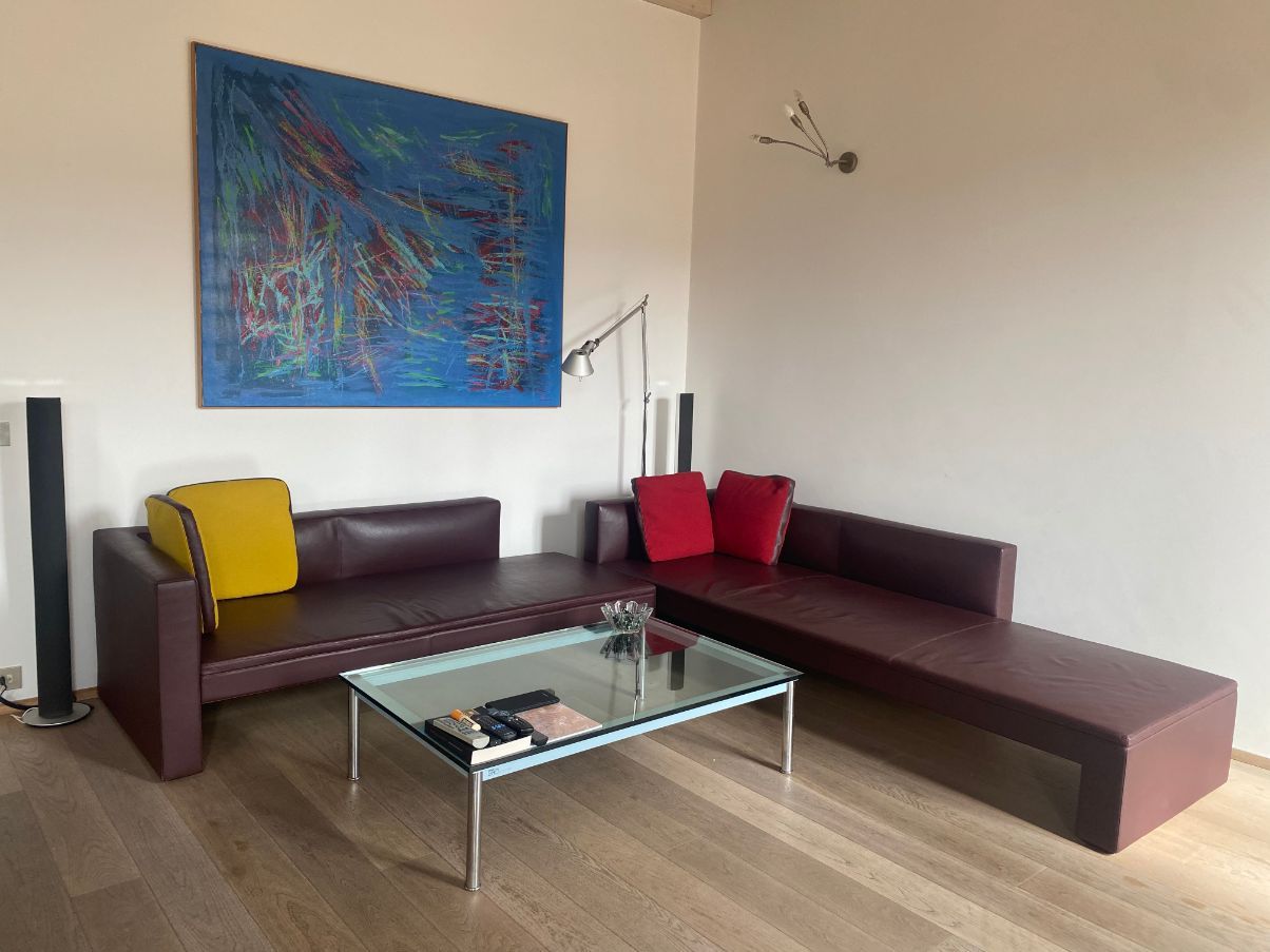 4 seater sofa in leather, Matteograssi | Deesup