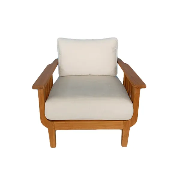 Poltrona per esterni Chelsea in legno teak, Unopiù | Deesup