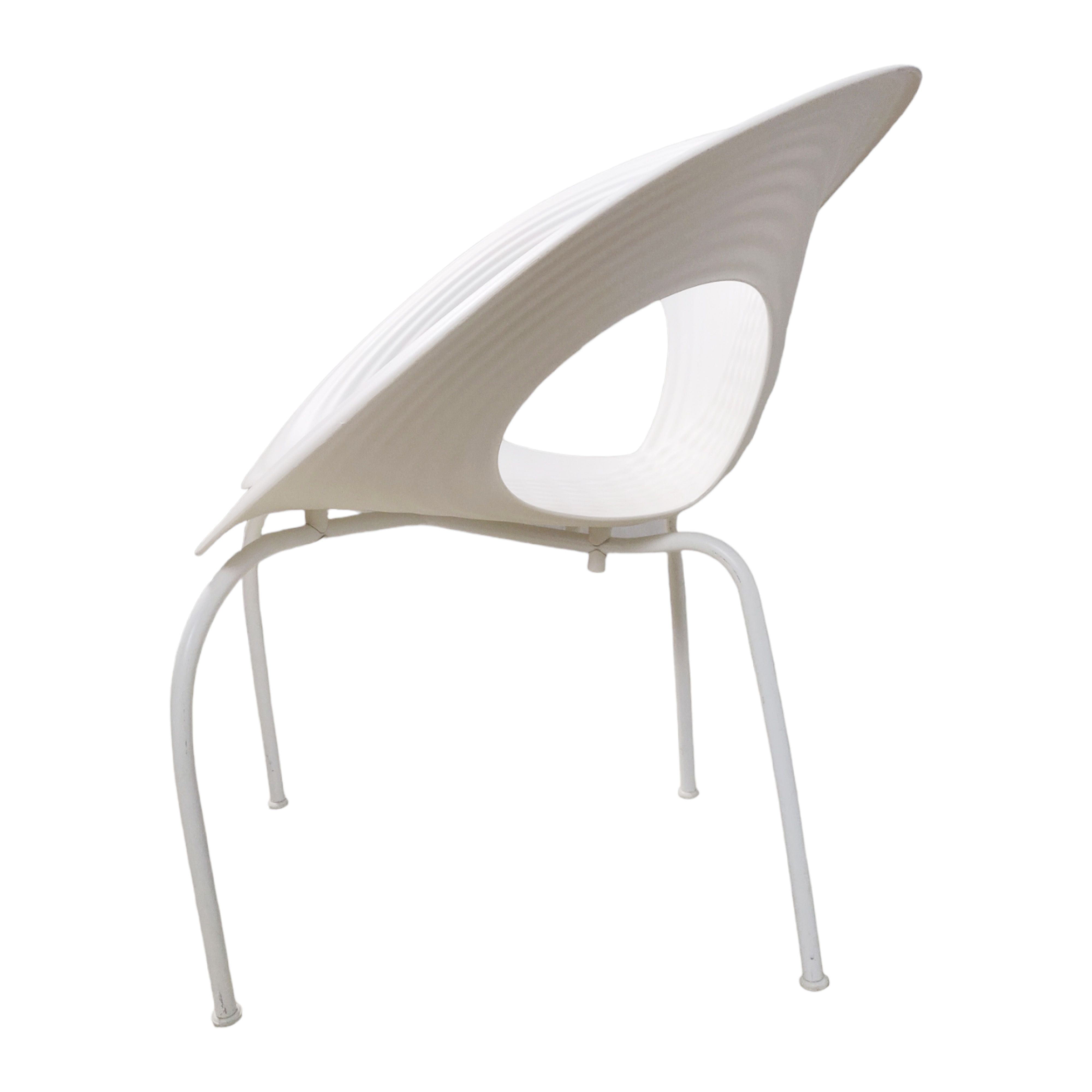 Set of 4 black Ripple Chairs, Moroso | Deesup