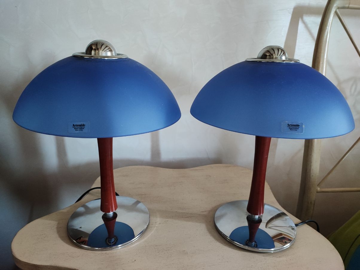 Set of 2 Arcadia table lamps by Ernesto Gismondi, Artemide | Deesup