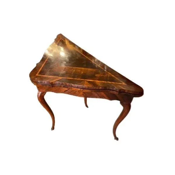 Tavolo da gioco vintage in noce ('800), | Deesup