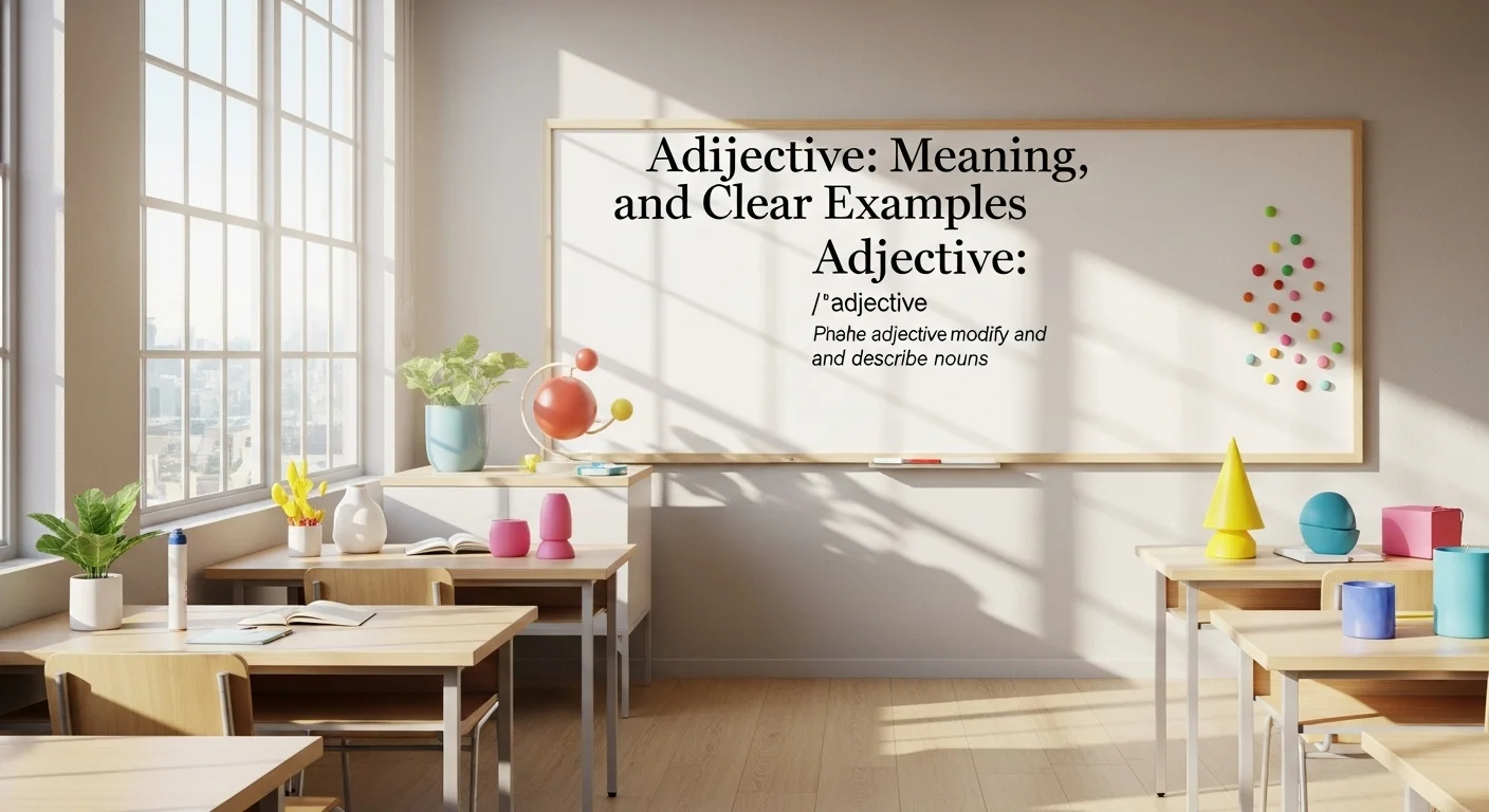 ¿Qué es un Adjetivo? La Guía Definitiva con Ejemplos para Dominar la ...