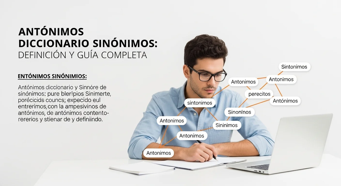 ¿Qué Rayos Significa 'Antonimos Diccionario Sinon'? La Guía Definitiva