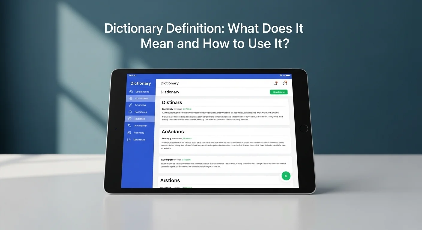 Definición de Dictionary: Qué Es Realmente y Cómo Sacarle el Máximo ...