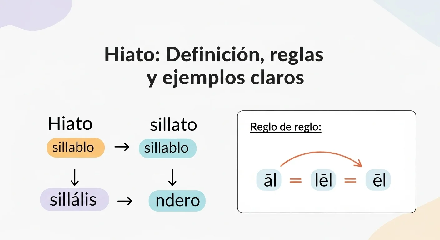 ¿Qué es un Hiato? La Guía Definitiva con Reglas y Ejemplos (Explicado ...