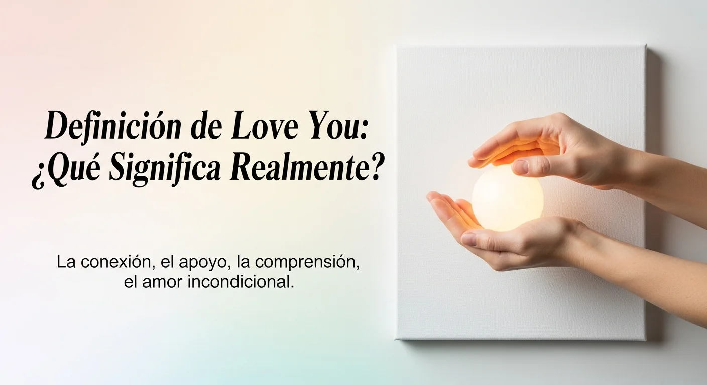 'Love You': ¿Qué Se Esconde Detrás de Estas Dos Palabras?