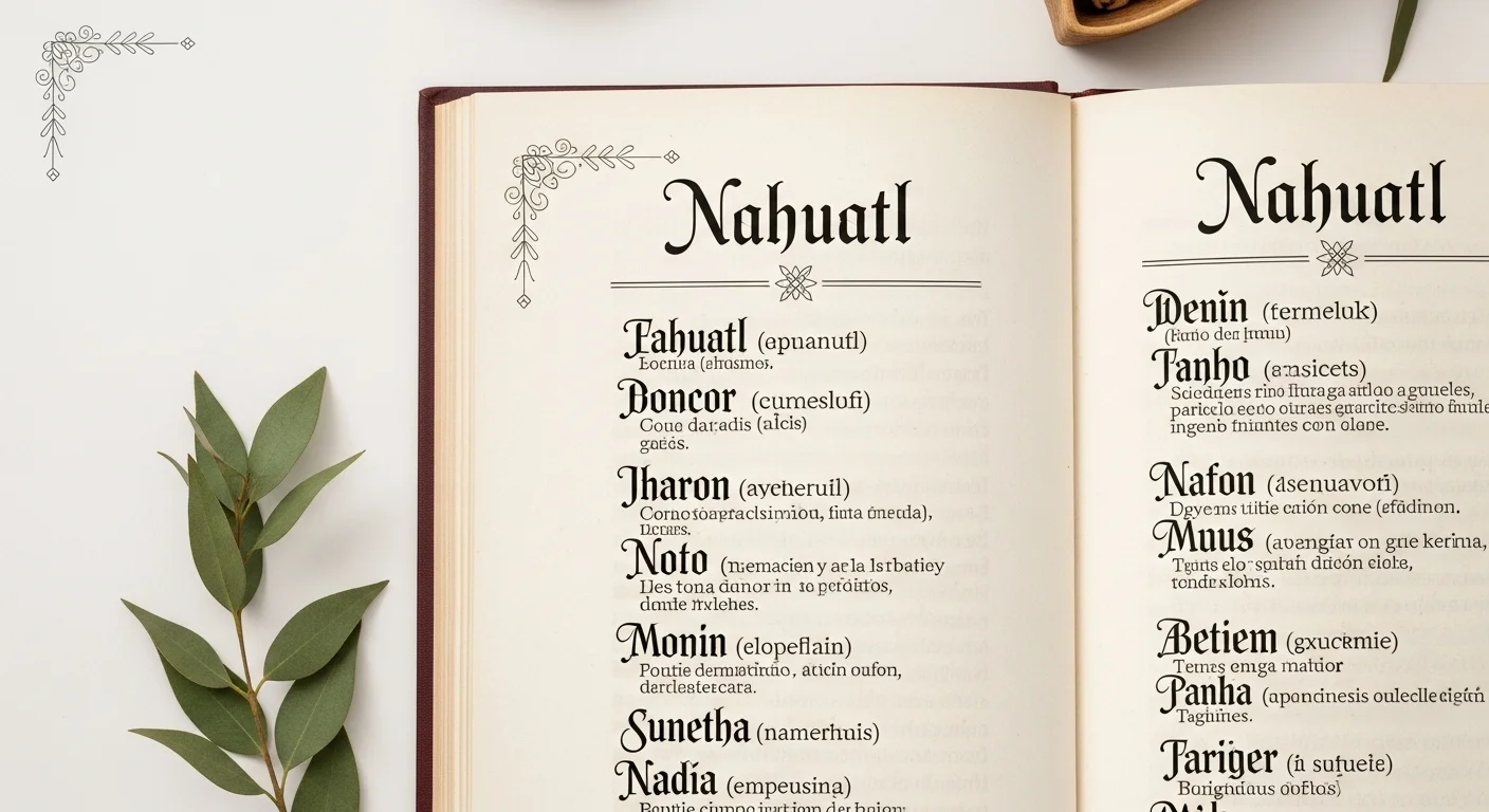 Diccionario de Náhuatl: La Llave Maestra a un Universo de Significados