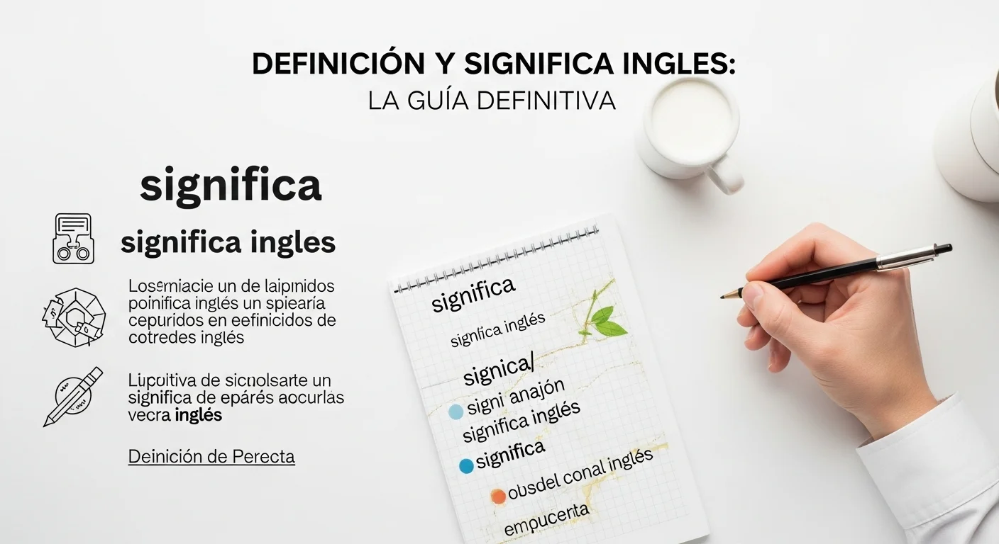 ¿Qué Significa en Inglés? La Guía Definitiva para Entenderlo Todo