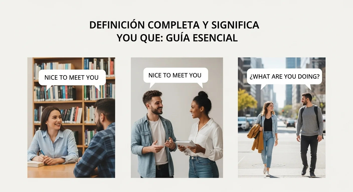¿Qué Significa 'You' en Inglés? Guía Práctica para Hispanohablantes