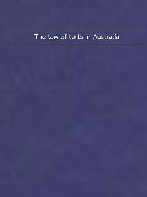 The Law of torts in Australia