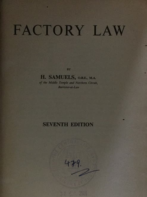 Factory law