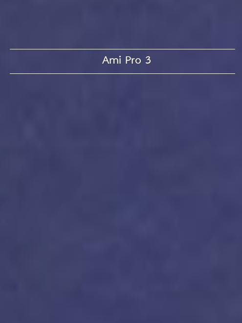 Ami Pro 3