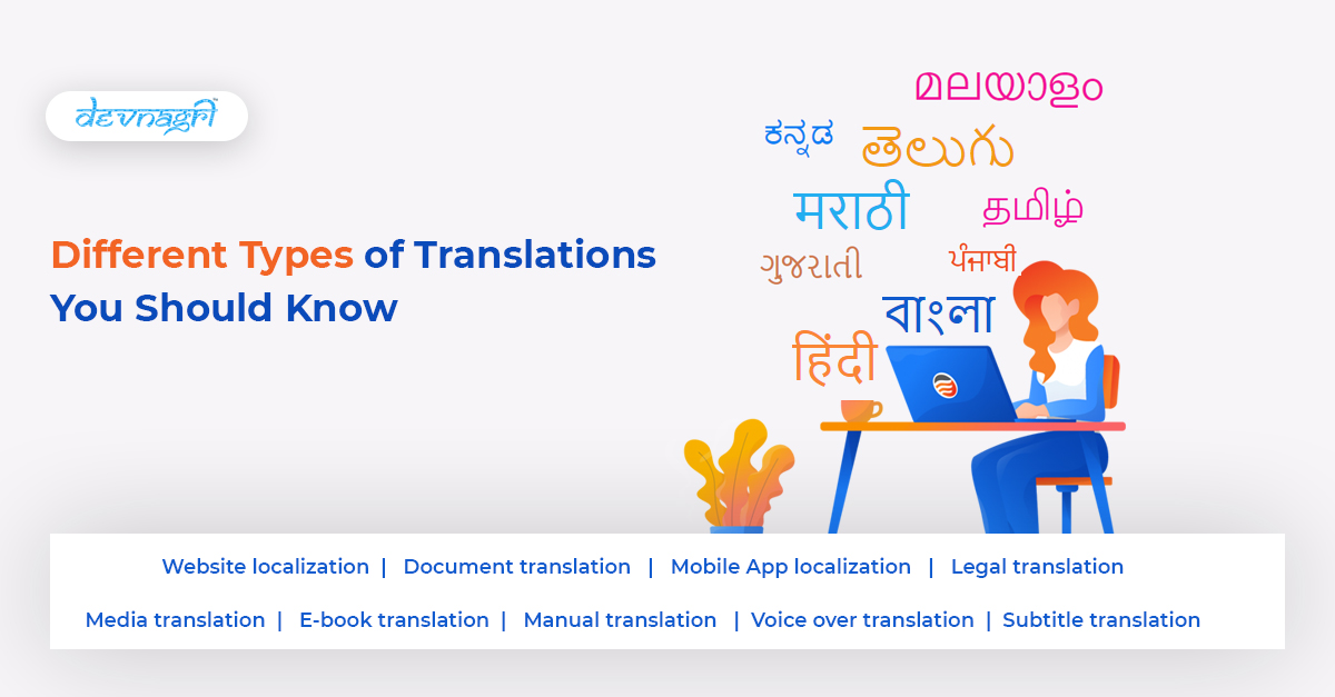 Different Types of Translation You Should Know - Devnagri