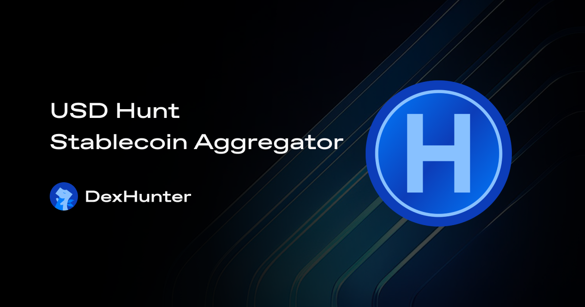 DexHunter | Best Cardano Stablecoin Aggregator - USDM, USDA, iUSD, DJED