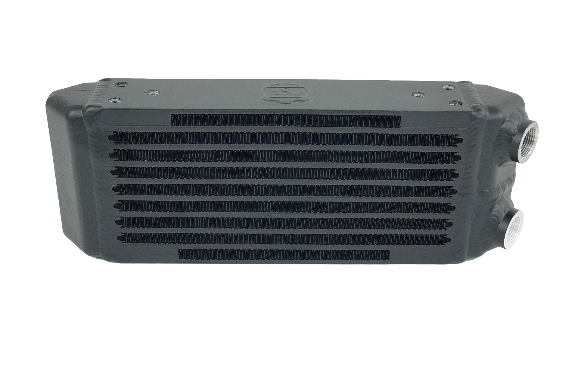 CSF Universal Dual-Pass Oil Cooler - M22 x 1.5 - 13in L x 4.75in H x 2 ...