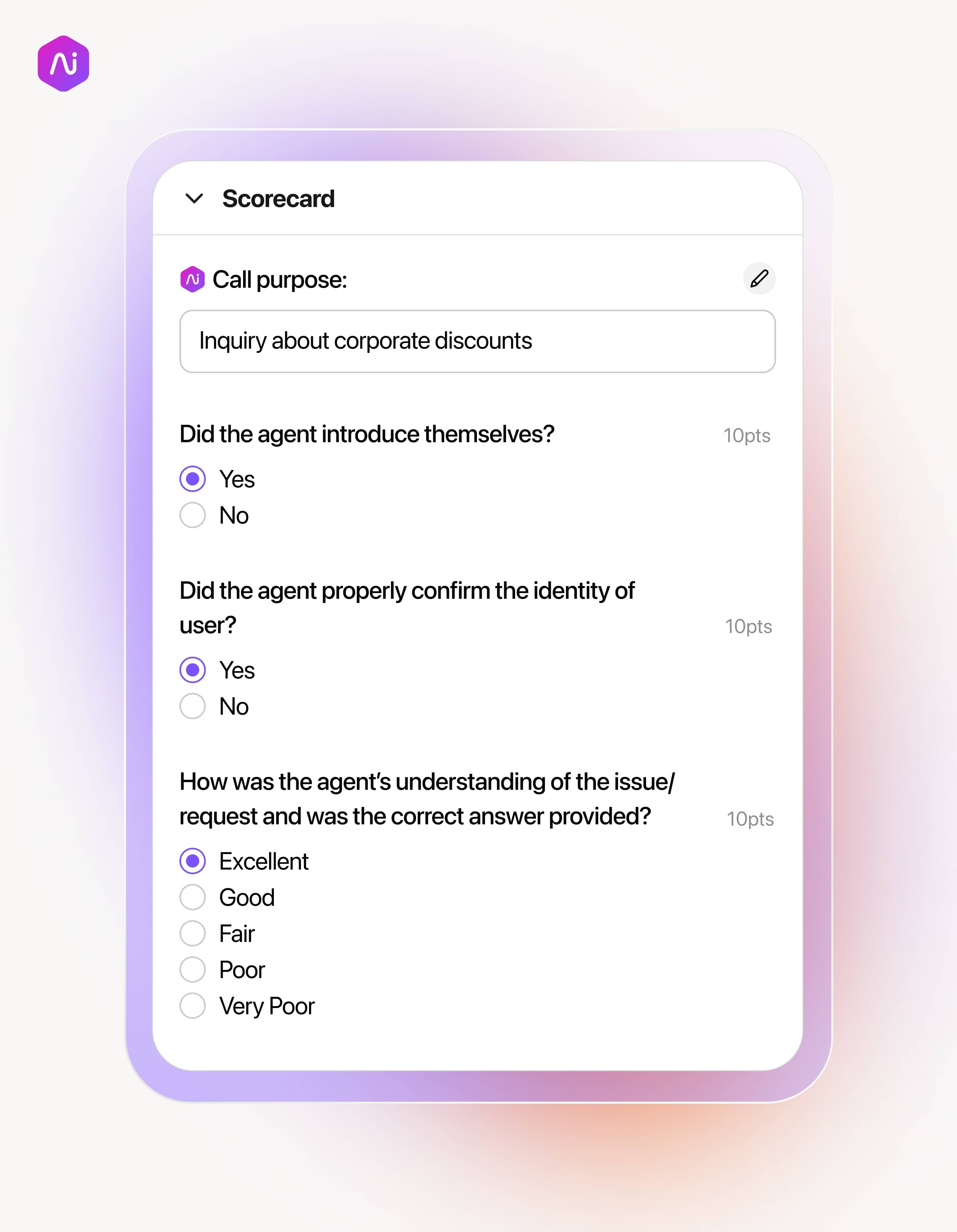 Dialpad | Real-time QA Scorecards, Powered by Dialpad Ai
