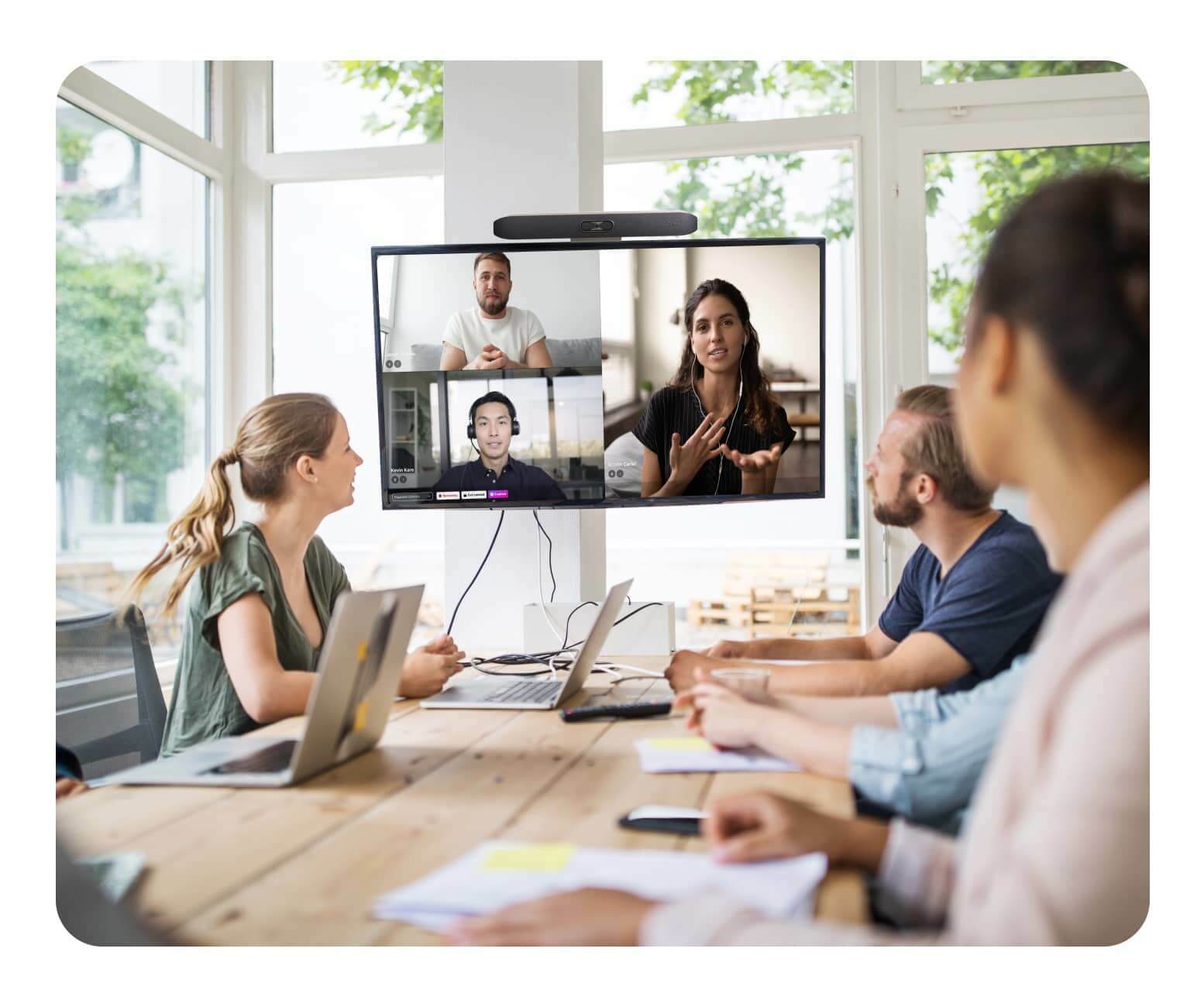 Video-Enabled Meeting Rooms for Hybrid Teams | Dialpad