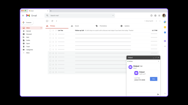 Dialpad Gmail Add-on - Call and text without leaving Gmail | Dialpad