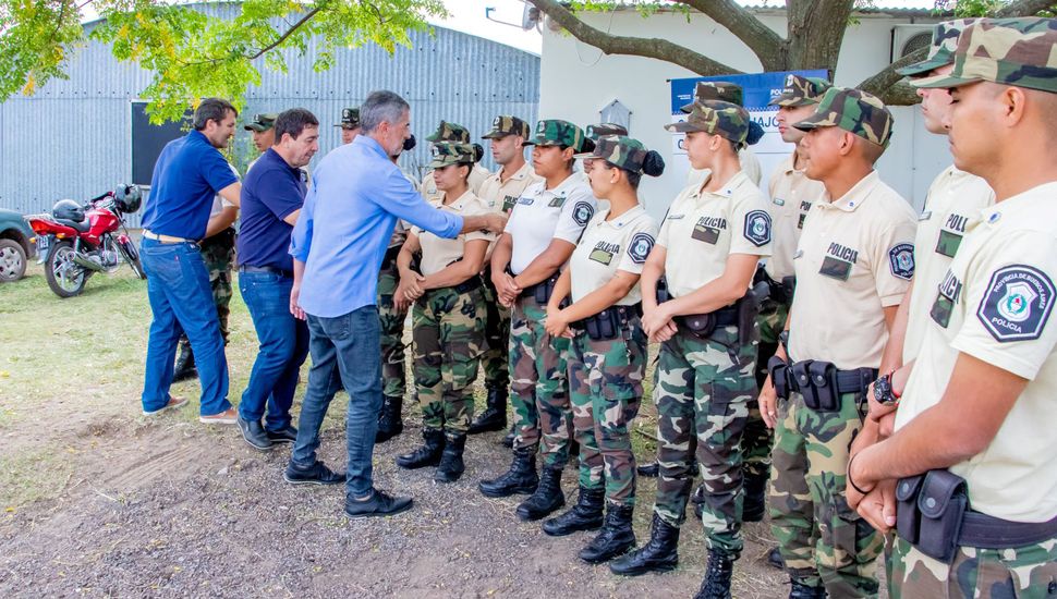 Dieron la bienvenida a los 16 efectivos del Comando de Patrulla Rural ...