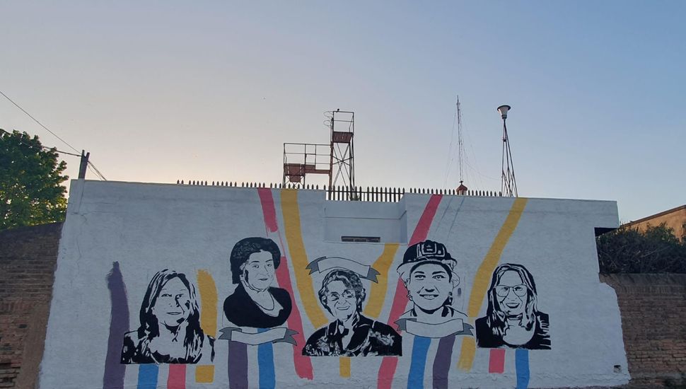 O´Higgins: realizan un mural para reconocer a mujeres históricas