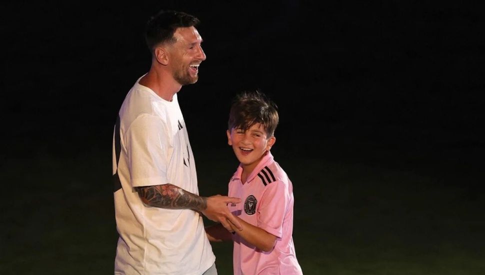 Thiago, el hijo de Messi, debutó en el Inter Miami