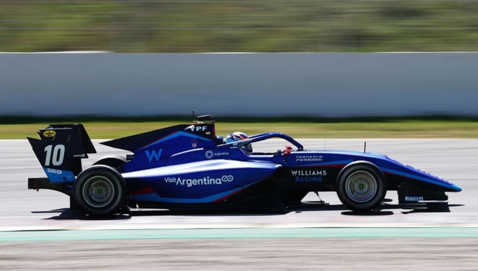 Franco Colapinto fue tercero en la tanda de pruebas en Barcelona ...