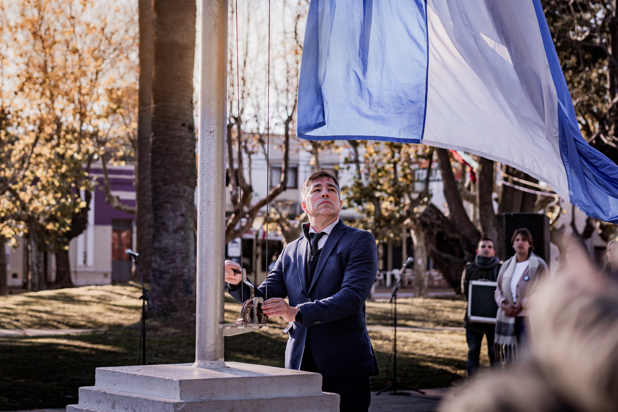 Acto por el Día de la Bandera • Diario Democracia