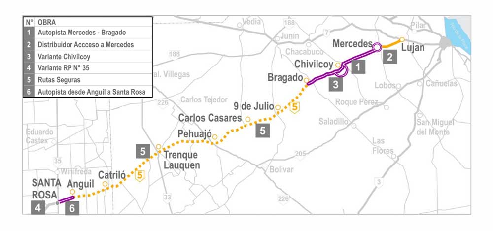 Piden que la obra de la autopista en Ruta 5 llegue hasta 9 de Julio ...