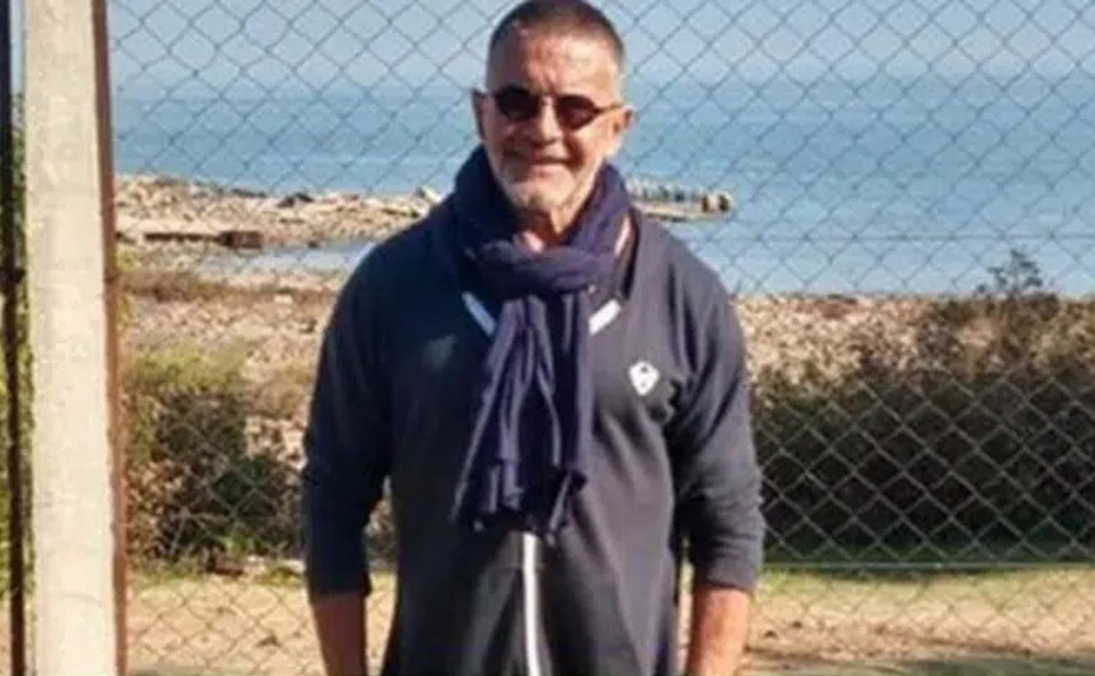 Osvaldo Laport en el ramal San Martín