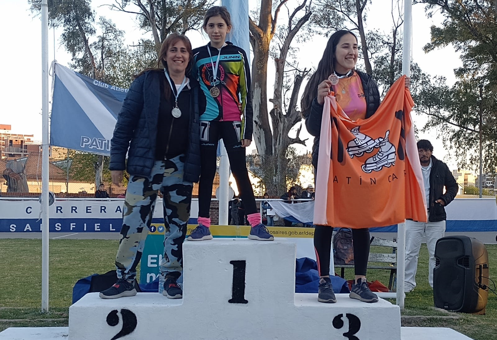 La Escuela de Patín Carrera Junín compitió en los Juegos Porteños