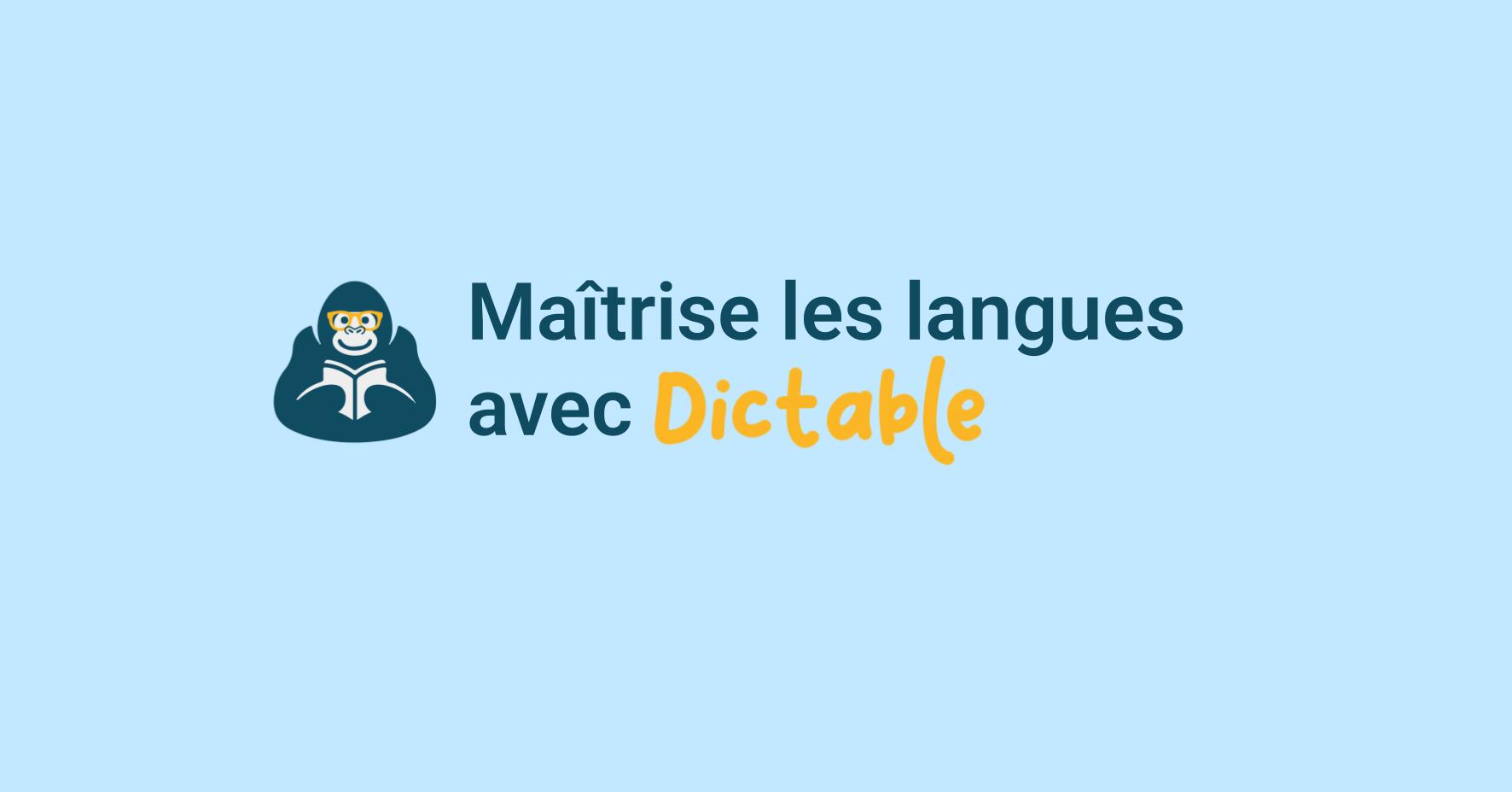 Dictable - Dictée en ligne.