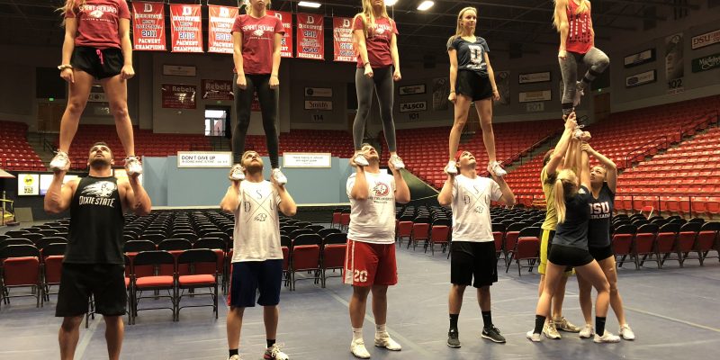 Dixie Sun News » Cheerleading: Mental strength just as vital as physical