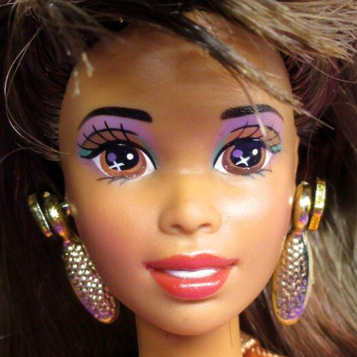 Barbie 1990 Asha Face Mold