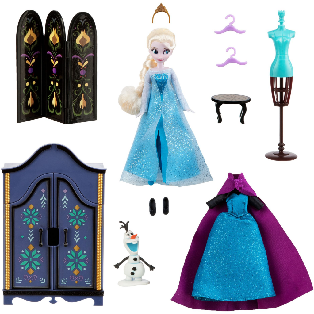 Disney Classic Dolls Elsa Wardrobe Mini Doll Playset