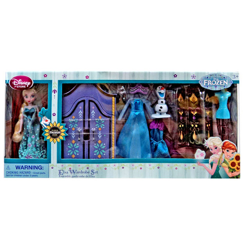 Disney Classic Dolls Elsa Wardrobe Mini Doll Playset Frozen Fever