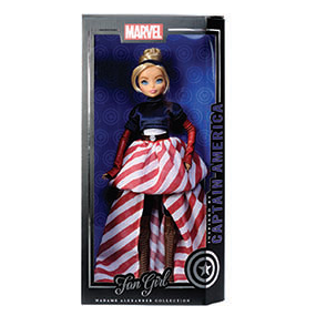 Marvel Fan Girl Captain America Doll