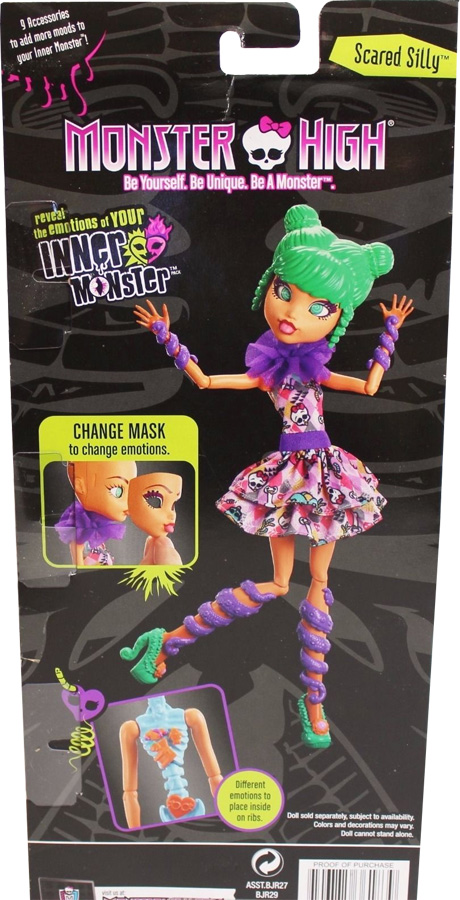 Monster High Generation 1 Inner Monster Add On Pack Scared Silly