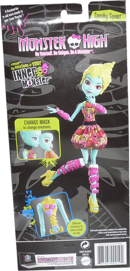 Monster High Generation 1 Inner Monster Add On Pack Spooky Sweet